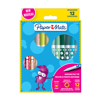 Флумастри Papermate Kids Colouring, 12 цвята | Oplus Brands