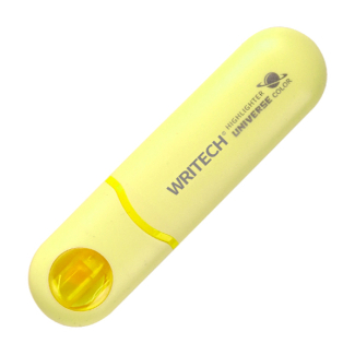 Текстмаркер Writech Astronaut Pastel, жълт | Oplus Brands
