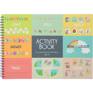 Книжка за оцветяване Creative Activity book, 96 стр | Oplus Brands