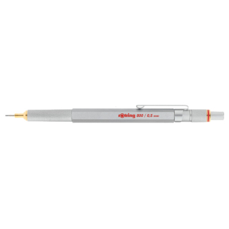 Автоматичен молив Rotring 800, 0.5mm, сребърен | Oplus Brands