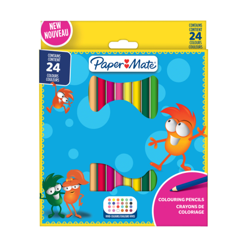 Цветни моливи Papermate Kids Colouring, 24 цвята | Oplus Brands