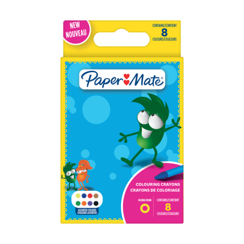 Пастели Papermate Kids Colouring, 8 цвята | Oplus Brands